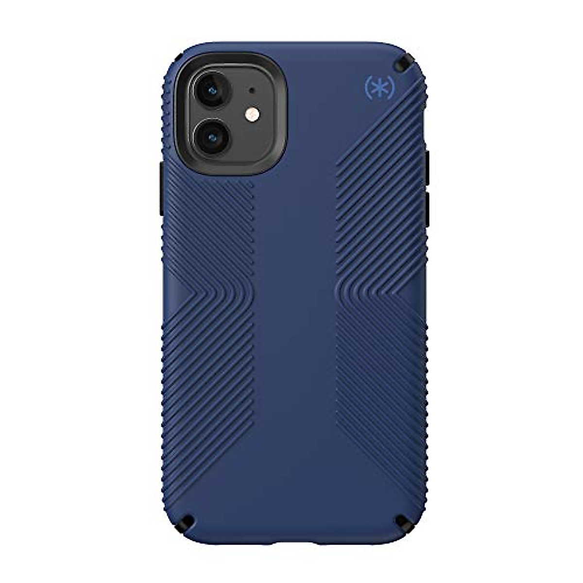 Speck iPhone 11 Case - Drop Protection, Shock-Absorbent - Heavy Duty Slim Design with Added Grip & Soft Touch Coating - Coastal Blue, Black, Storm Blue Presido2