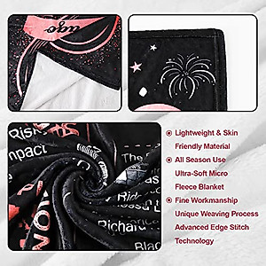 50th Birthday Gifts for Men Women,50th Birthday Decorations for Women Men,50th Birthday Gift Ideas,Great Birthday Gifts for 50 Year Old Grandparents Dad Mom Back in 1973 Blanket Rose Gold 60x50 Inch