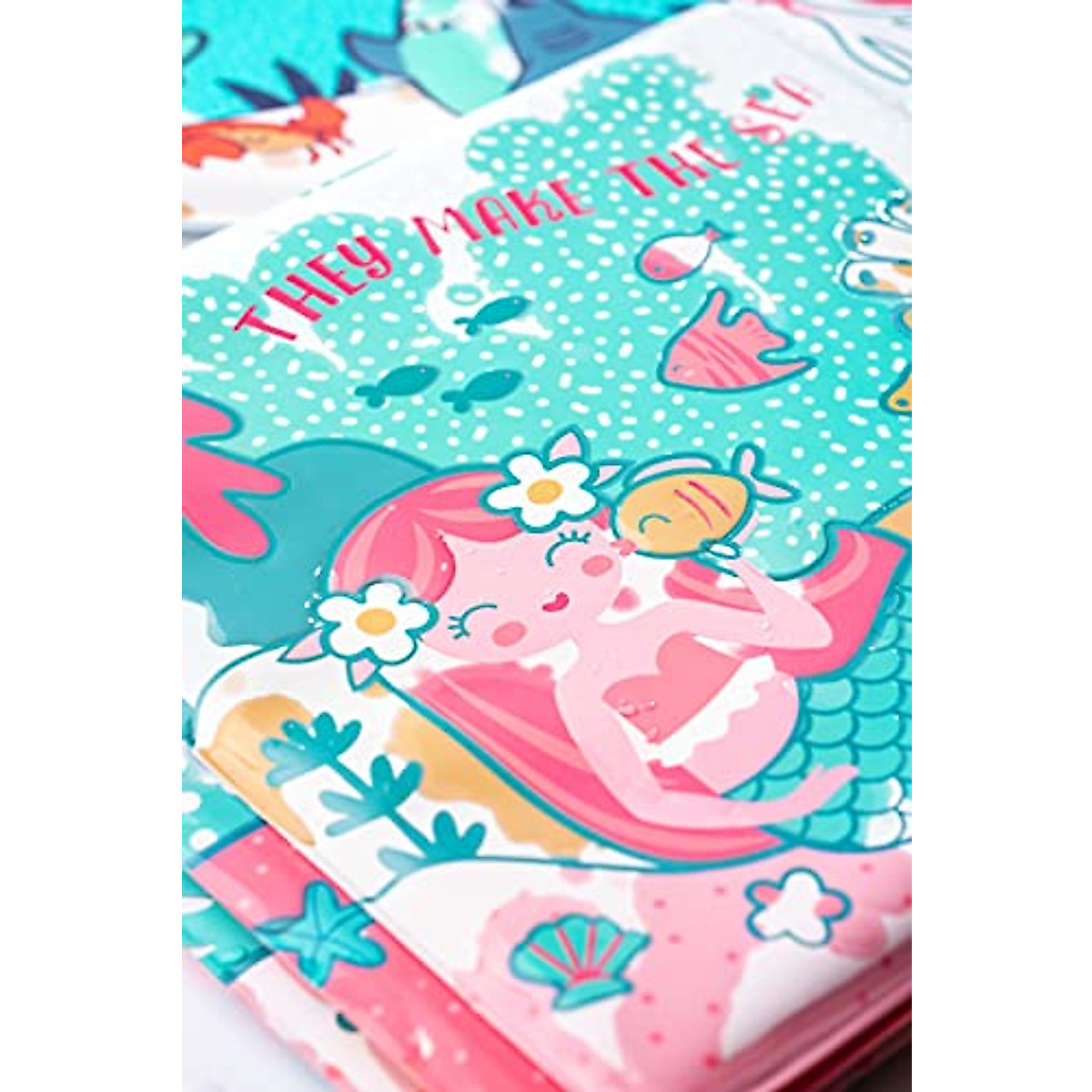 Stephen Joseph, Floating Color Changing Bathtime Book, Toddler Bath Toys, Mermaid