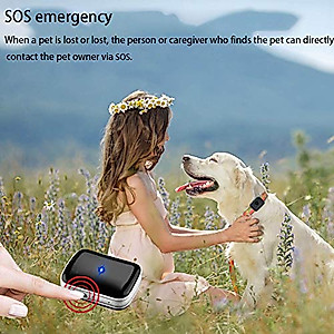 SEG Pet Location Tracker, Anti-Lost, Waterproof and Dustproof Miniature Locator for Dogs and Pets