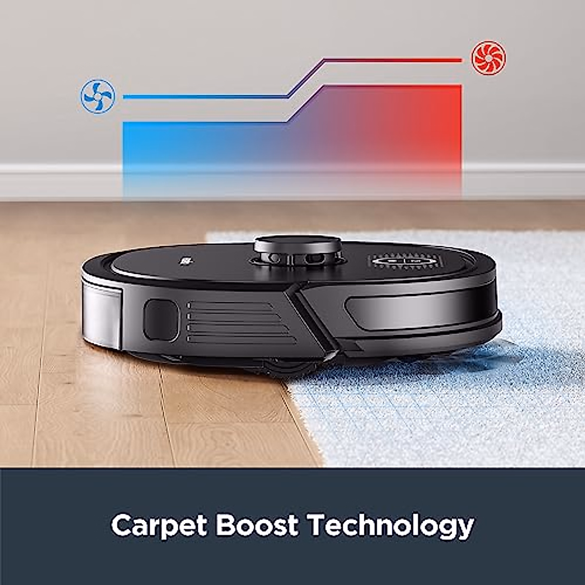 EUREKA Robotic Vacuum Cleaner, NER650 2000Pa Robot Vacuum with LDS Navigation, Smart Mapping and Wi-Fi Connected for Carpet Floor with Alexa Google Assistant Black