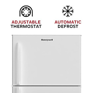 Honeywell H18TFW top Freezer Refrigerator, White