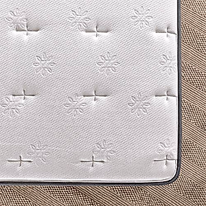 ZINUS 10 Inch Cool Touch Comfort Gel-Infused Hybrid Mattress / Pocket Innersprings for Motion Isolation / Mattress-in-a-Box, Twin