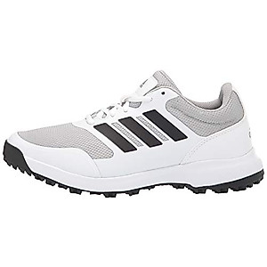 adidas Men's Tech Response Spikeless Golf Shoe, Ftwr White/Core Black/Grey Two, 9.5