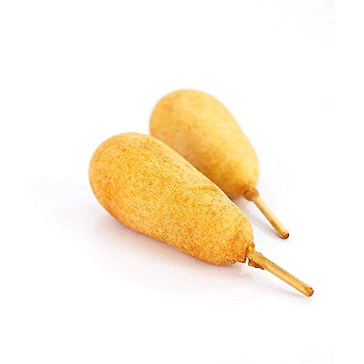 Perfect Stix Wooden Semi-Pointed Corn Dog Stick, 12" Skewer x 1/4" Semi Point (Pack of 125)