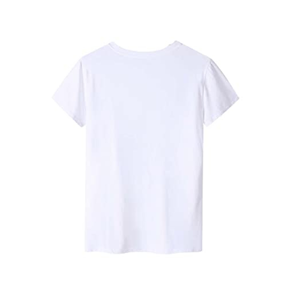 SweatyRocks Women's Heart Graphic Short Sleeve T Shirts Summer Tops White Butterfly L