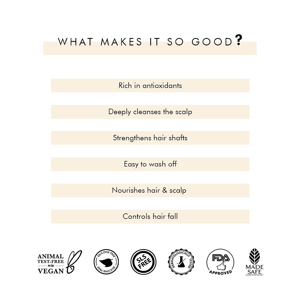 mCaffeine Naked and Raw Coffee Shampoo - Hair Loss Shampoo - Controls Hair Fall and Nourishes with Protein - Sulphate and Silicone Free - 8.45 oz