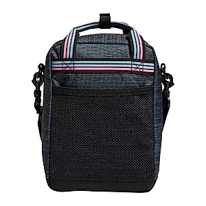 adidas Squad Insulated Lunch Bag (7L) Food Container Carry Box for Kids/Adults Discontinued, Two Tone Black/Snowglobe, One Size