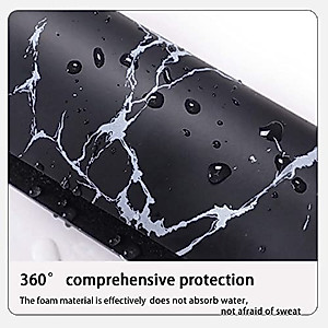 Barbell Pad Hip Thrust Pad Squat Pad Barbell Cushion BNR Foam Sponge High Density Rebound for Squat,Lunge,Weight Lifting Comfort Protection of Shoulders,Neck,Back,Crotch Suitable for Gym Standard Olympic Barbell Black