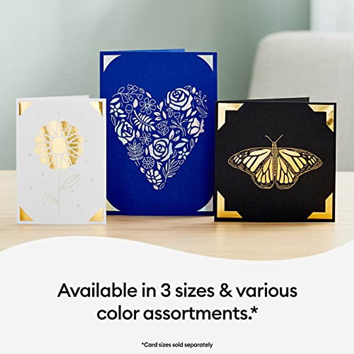 Cricut Foil Transfer Insert Cards S40, Easy Release Foil to Craft Cricut Cards, Create Birthday Cards, Thank You Cards, Compatible with Cricut Joy/Maker/Explore Machines, Celebration Sampler (14 ct)