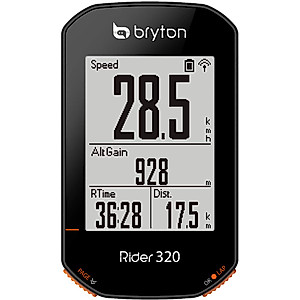 BRYTON Rider 320E GPS Cycle Computer, Black
