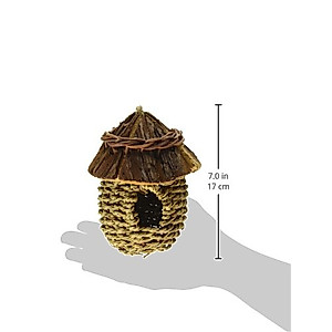Prevue Pet Products BPV1171 Wood Roof Small Bird Nest