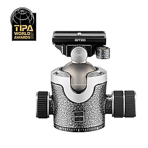 Gitzo Series 4 Centre Ball Head, for DSLR, SLR Camera Tripods, Ball Head with Lever Lock, Compatible with Systematic and Mountaineer Tripods, Professional Photography Accessories, Load Capacity 30 Kg