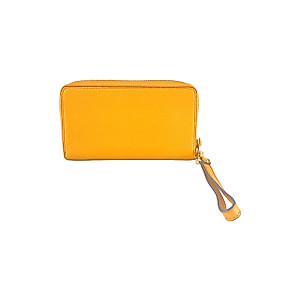 Michael Kors Jet Set Travel Large Flat Multifunction Phone Case Leather Wristlet - Marigold