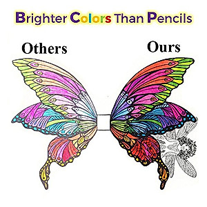 Colorful Gel Pen Refills, Zzmart Ultra Fine Point 48 Color Gel Pens Refills with Diamond Tip, Greater for Crafting, Doodling, Drawing, Kids and Adult Coloring Book - (Glitter, Neon, Pastel, Metallic)