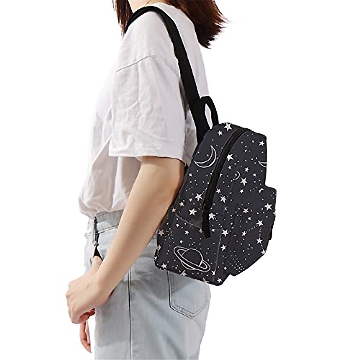 Deanfun Mini Backpack for Girls, Printing Shool Bag Waterproof Fashion Purse (32)