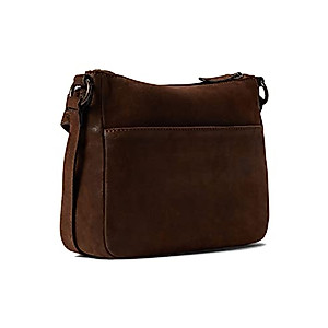 Frye Brooke Suede Crossbody Cognac One Size