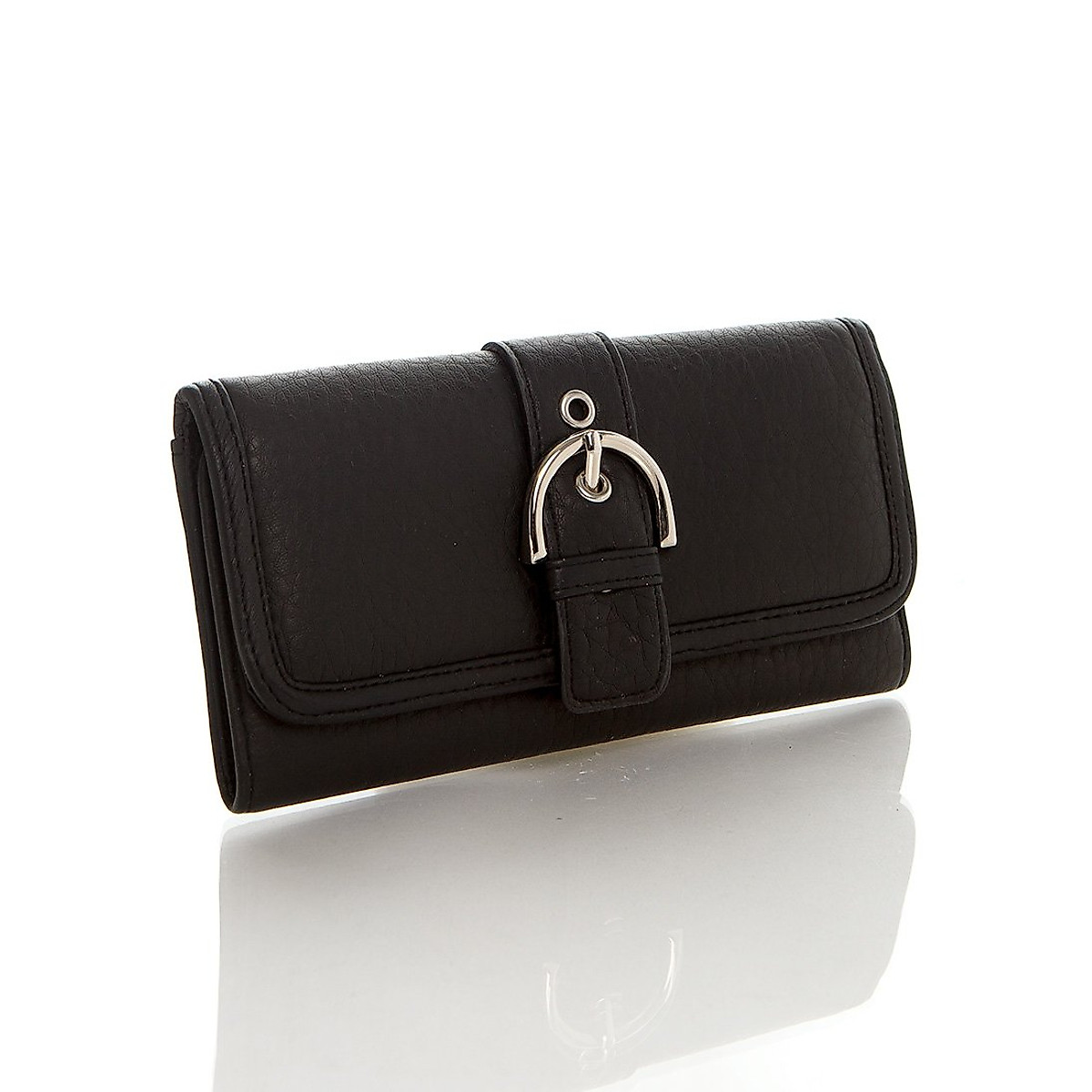 Ampere Creations Soft Vegan Leather Women's Wallet - Long Clutch Purse Card Holder Case Coin