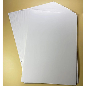 White Cardstock 8.25x11.5 Inch, Smooth Card Stock Paper 92lb/250GMS 30pack Heavy Weight Cover Cardstock Thick Paper for Craft, Painting, Card Making