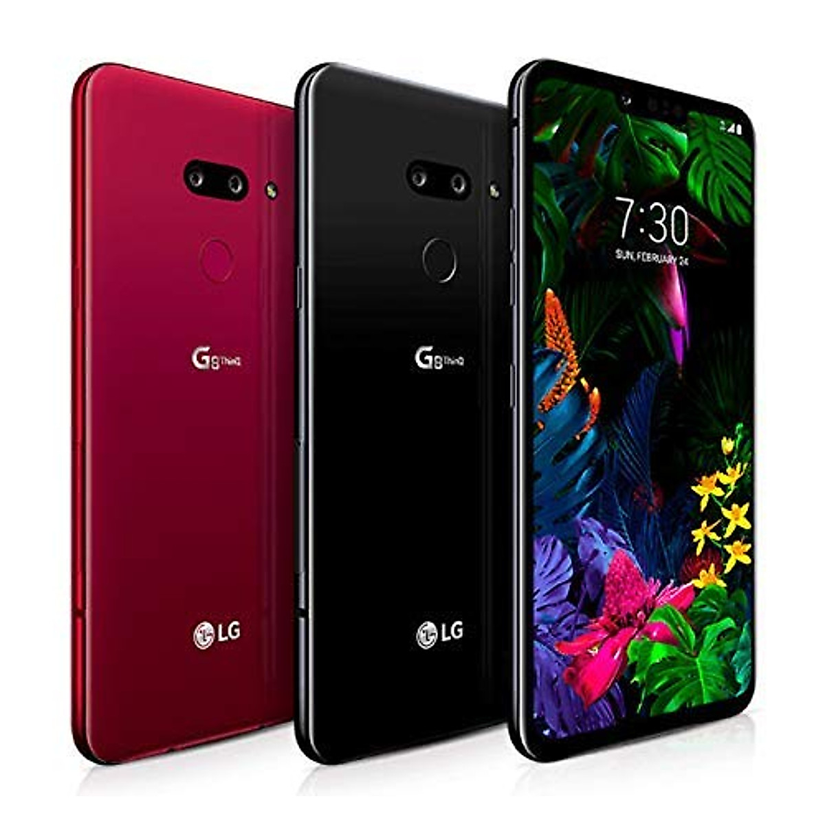 LG G8 ThinQ LMG820TM (128GB, 6GB RAM) 6.1" 4G LTE AT&T, T-Mobile Unlocked - GSM ONLY (Carmine Red) (Renewed)
