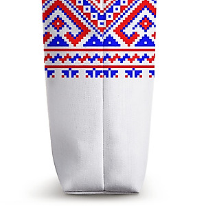 Thread Embroidery - Ancient Ukrainian Embroidered Tote Bag