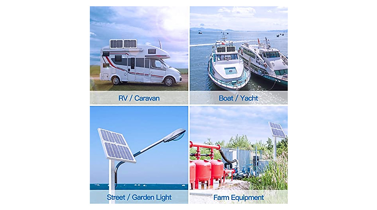 Power Your Gate & RV: TOPENS TSQ20W 20W 24V Solar Panel