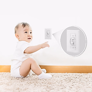 Light Switch Guard Cover, 6Pack Clear, Switch Cover Guard, Toggle Switch Cover, Light Switch Lock, Light Switch Blocker, Child Proof Light Switch Cover Guard