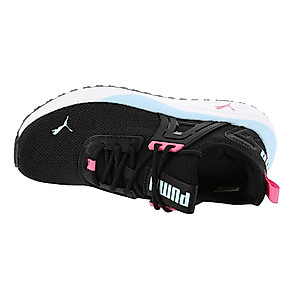 PUMA Women's Pacer 23 Sneaker, Black-Silver Sky-Strawberry Burst, 8.5