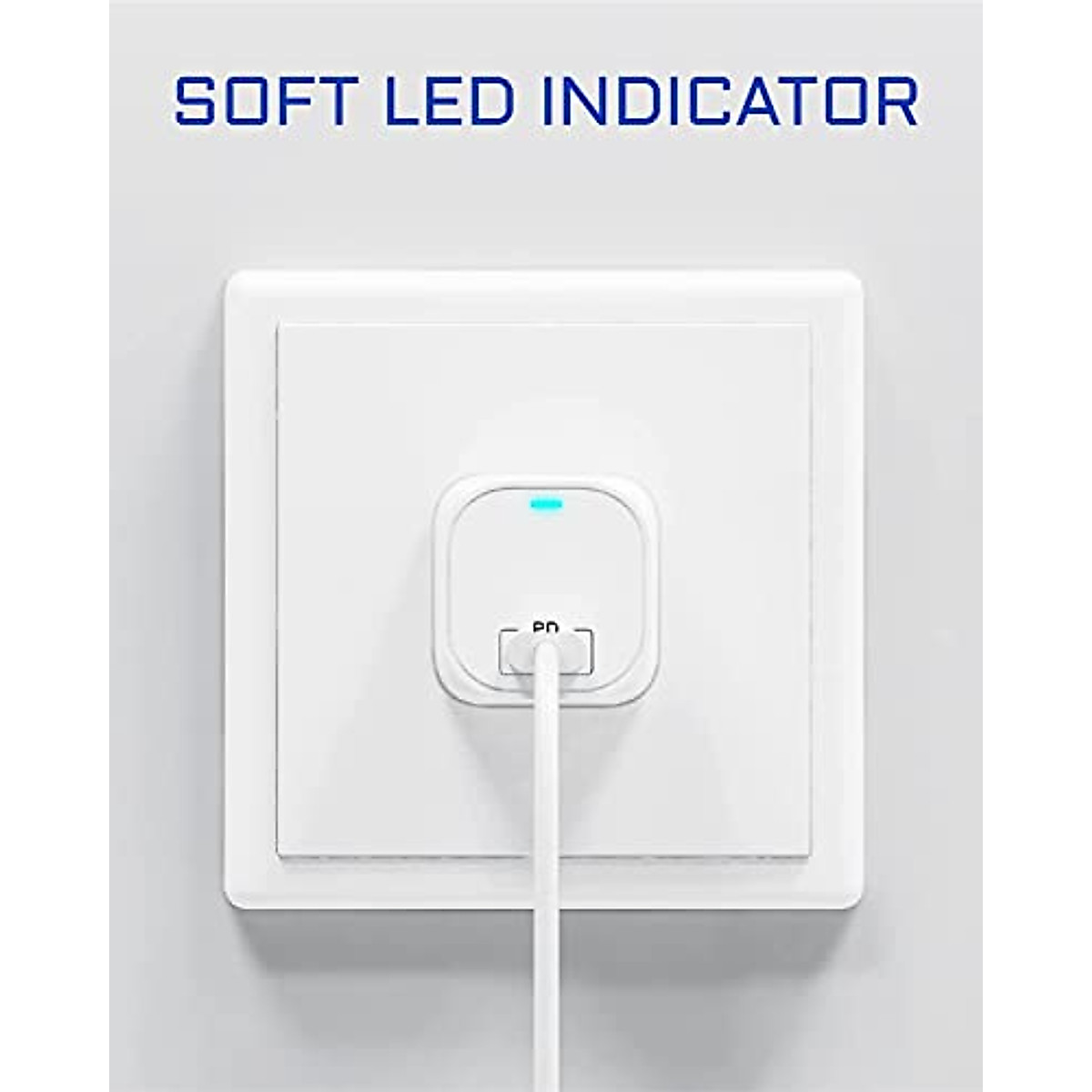 USB C Wall Charger 30W, Aergiatech PD PPS GaN USB C Power Adapter, Type C Fast Charging Block for iPhone 13 Pro Max/13/12 Pro Max, Pixel 6Pro/6, iPad Pro, MacBook Air, Galaxy S22+/S22 Ultra, White