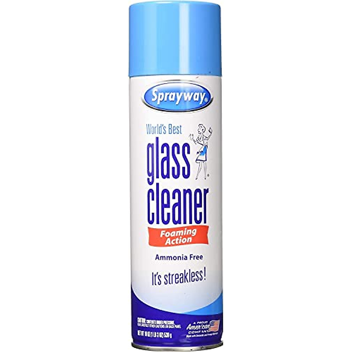 Sprayway Glass Cleaner , Foam Action , 19 Fl Oz , ( Pack of 3 ) - Bonus Ultra Fine Microfiber Cleaning Cloth for Glass