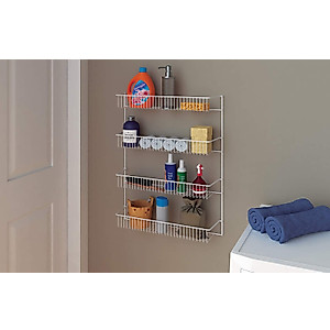 ClosetMaid 8033 4-Tier Wall Rack, 18-Inch Wide