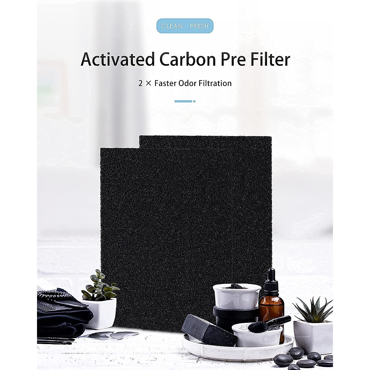 5 HEPA + 4 Carbon Prefilter Compatible with Winix C535, 5300-2, P300, 5300, Repalce 115115