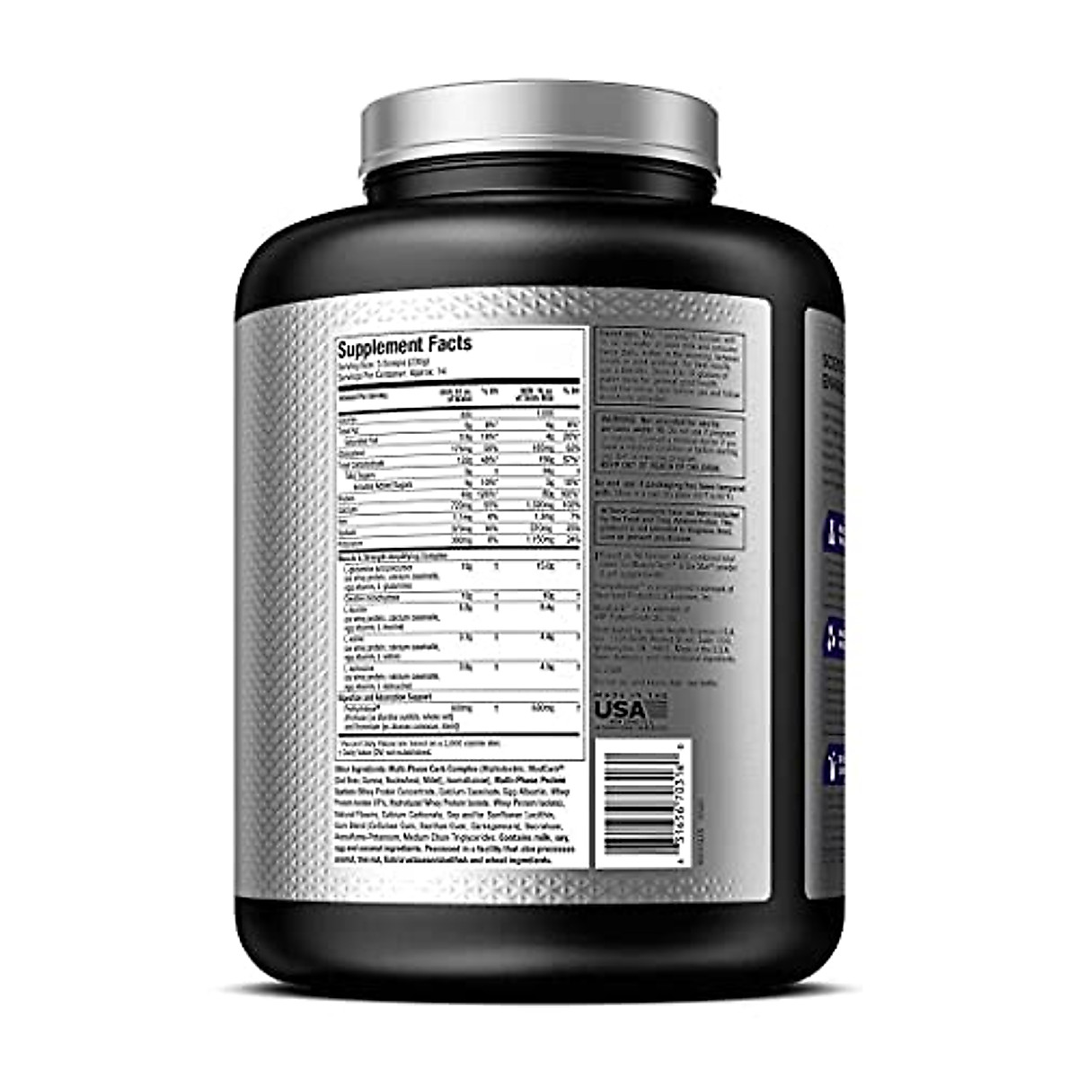 Weight Mass Gainer Protein Powder | MuscleTech Mass-Tech Elite Mass Gainer for Muscle Gain | Whey Protein Powder + Muscle Builder | Creatine Supplements | Vanilla Cake, 7 lbs