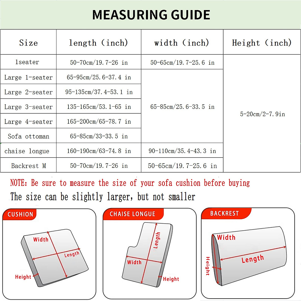 Lsmoosu 2023 New Wear-Velvet Sofa Cushion Covers, High Stretch Sofa Seat Slipcovers, Couch Cushion Cover Universal for 4/3/2/1 Seater Sofa (Sky Blue, Large 1-Seater)