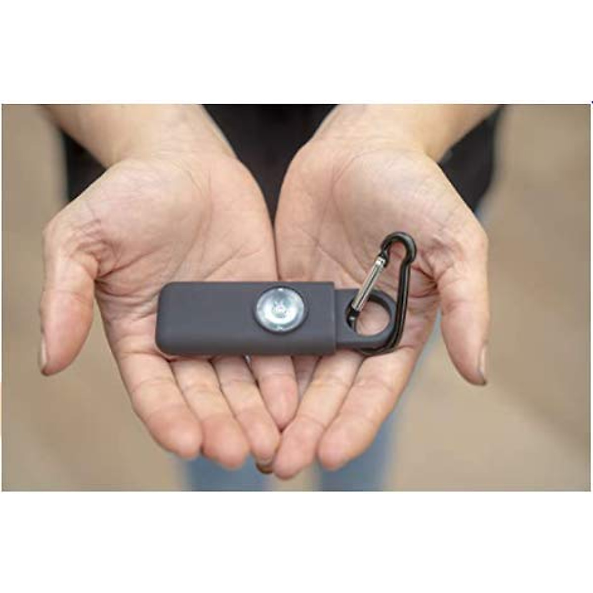 Safe Personal Alarm for Women with pin, Loud Siren and Flashing Strobe Led Light, Patented Self Defense Siren. Security and Safety Alarm for Seniors and Kids