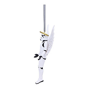Nemesis Now Stormtrooper Angel Hanging Ornament 13cm, Resin, White