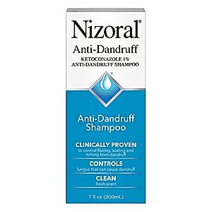 Nizoral Anti-Dandruff Shampoo with 1% Ketoconazole, Fresh Scent, 7 Fl Oz