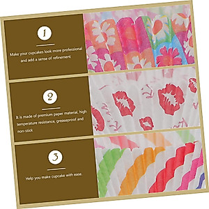 Gadpiparty 1800 Pcs cake baking box cupcake sleeve mini cupcake liners cupcake baking cups cupcake wrappers muffin baking cup muffin cases baking cup holder Bake a cake paper bakeware