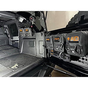 SealBags Large Water Resistant Tactical MOLLE Pouch for Hiking, Tools and Camping Gear. Durable Thermoplastic Design and Molle Compatible with Backpacks, Tactical Belts, Waist Bags and More