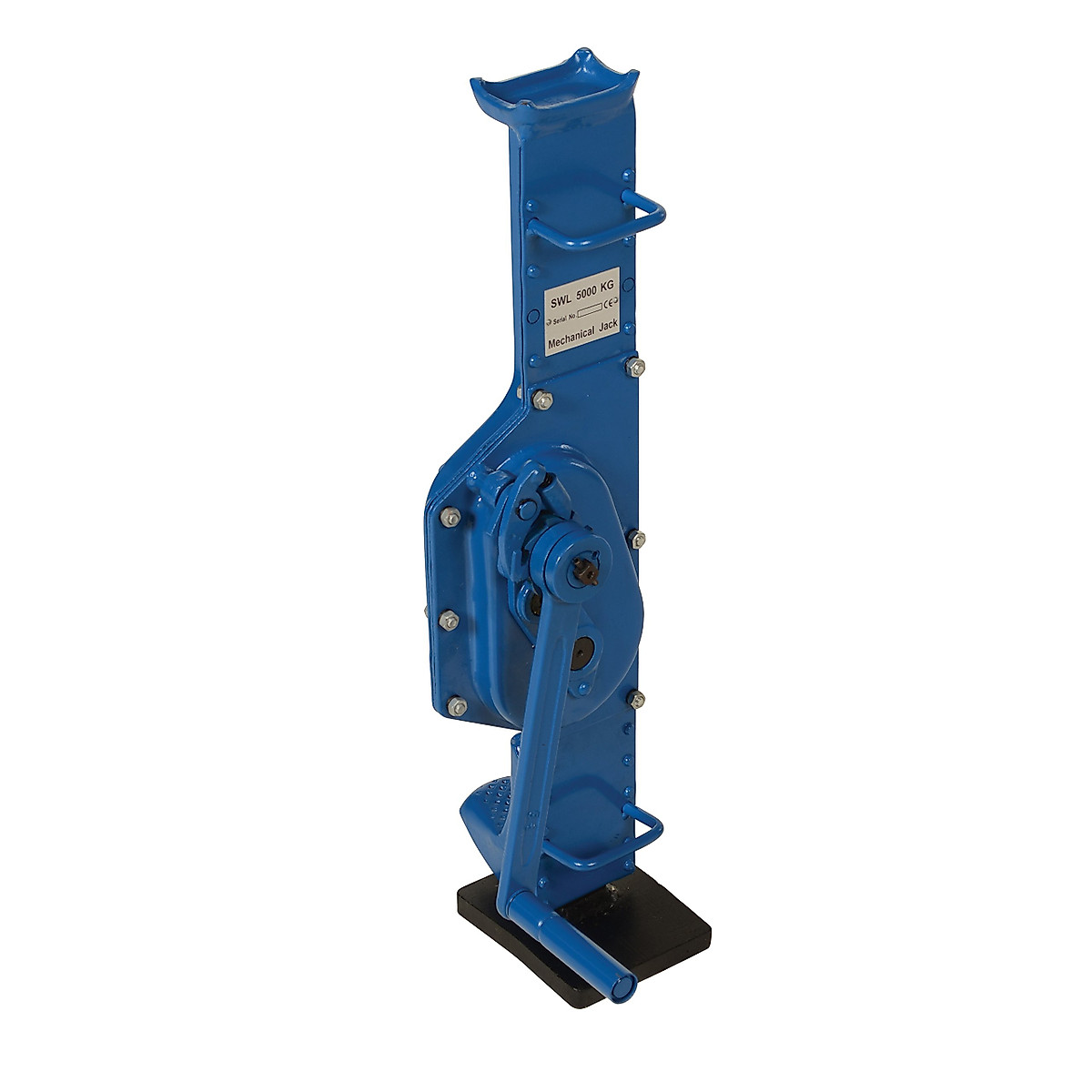 Vestil MMJ-10 Mechanical Machinery Jack 13 in. x 13-5/8 in. x 42-5/16 in. 10,000 Lb. Capacity Blue
