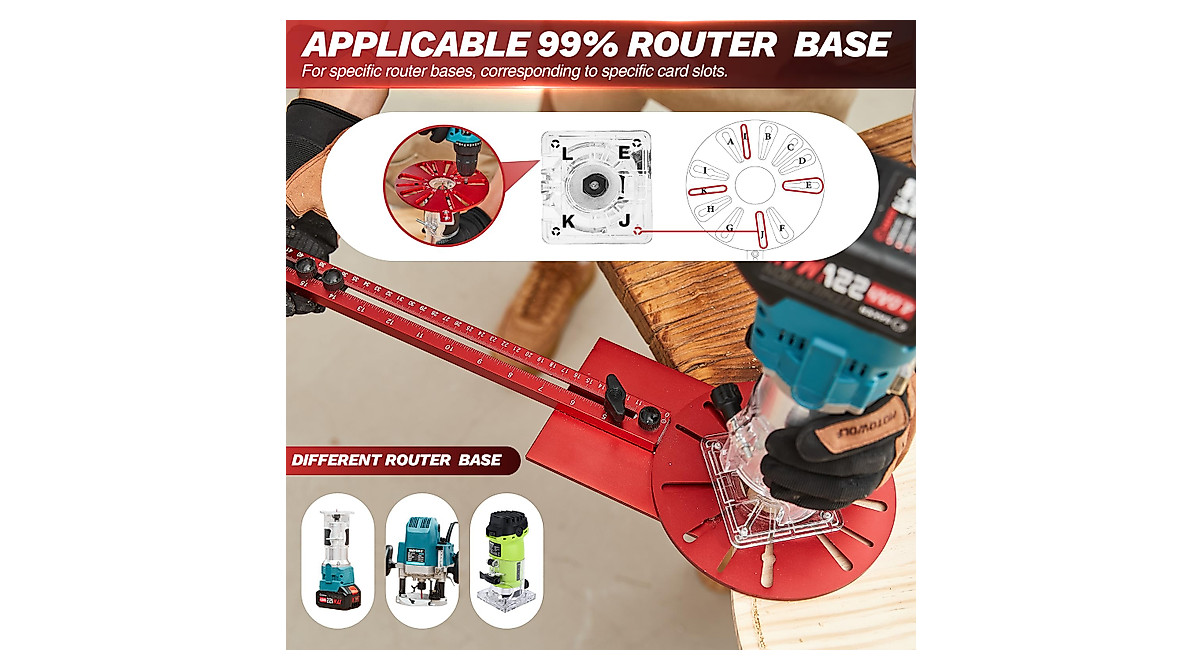 Saker Router Milling Groove Bracket for Precision Woodworking