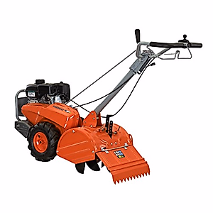YARDMAX 18 in. 209 cc Gas OHV Engine Rear Tine Tiller with Dual Rotating Tilling