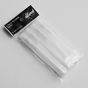 Birch Mini Portable Mist Empty Spray Mister for Craft 10ml (white 4 pk),4 Count (Pack of 1)