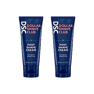 Dollar Shave Club | Post Shave Cream 3.4 ounce (2 Pack) | Hydrating Post Shave Lotion
