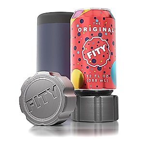Fity (2 Pack) - A 12oz can Adapter for The 16oz YETI MiiR CamelBak Tall Koozie Colster Beer Soda Drink Cooler Cozy Insulator Spacer Extension, 473ml