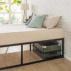 Zinus 8 Inch Green Tea Aspire Memory Foam Mattress, Full & Joseph Metal Platforma Bed Frame/Mattress Foundation/Wood Slat Support/No Box Spring Needed/Sturdy Steel Structure, Full