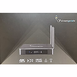 StreamGenie TV Stream Box by FreeStream, with Dual WiFi Antenna and Remote