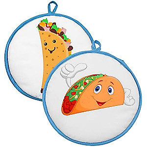 Generie 2 Pack Tortilla Warmer 12 Inch Insulated Fabric Pouch | Large Tortilla Holder for Corn & Flour Tortillas, Naan Bread, Pizza Rolls | Microwave Tortilla Warmer Pouch for Up to One Hour