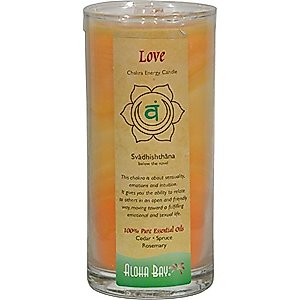 Aloha Bay Chakra Candle Jar Love - 11 oz
