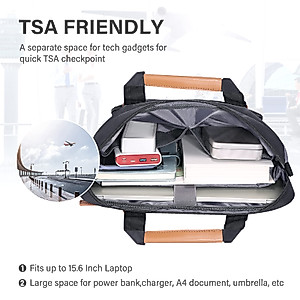 LOVEVOOK Laptop Bag for Women, 15.6 Inch Laptop Case Cute Computer Bag Lightweight Laptop Briefcase, laptop shoulder bag for Work School Travel